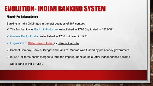 An overview of banking system | PPT