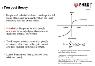 An overview of behavioral finance | PPT