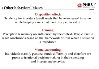 An overview of behavioral finance | PPT