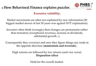 An overview of behavioral finance | PDF
