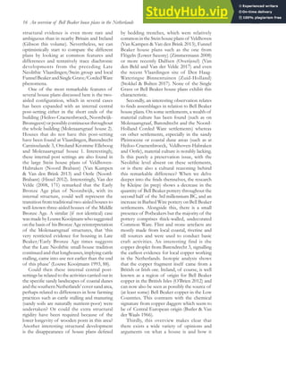 An Overview Of Bell Beaker House Plans In The Netherlands | PDF