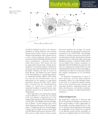 An Overview Of Bell Beaker House Plans In The Netherlands | PDF