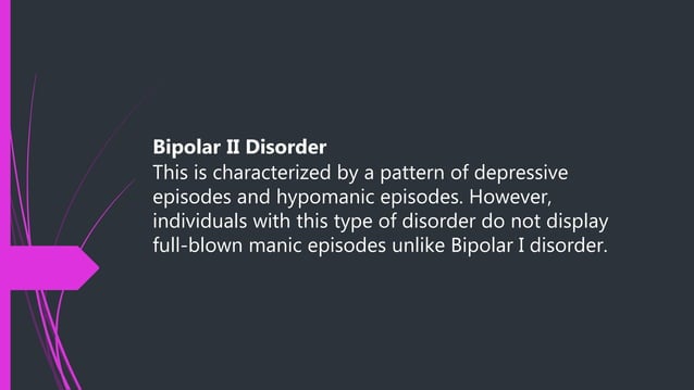 AN OVERVIEW OF BIPOLAR DISORDER | PPT