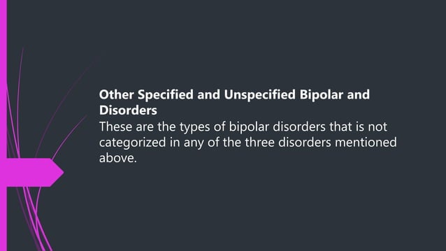 AN OVERVIEW OF BIPOLAR DISORDER | PPT