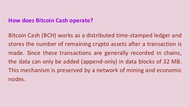 An Overview Of Bitcoin Cash (BCH) | PPTX