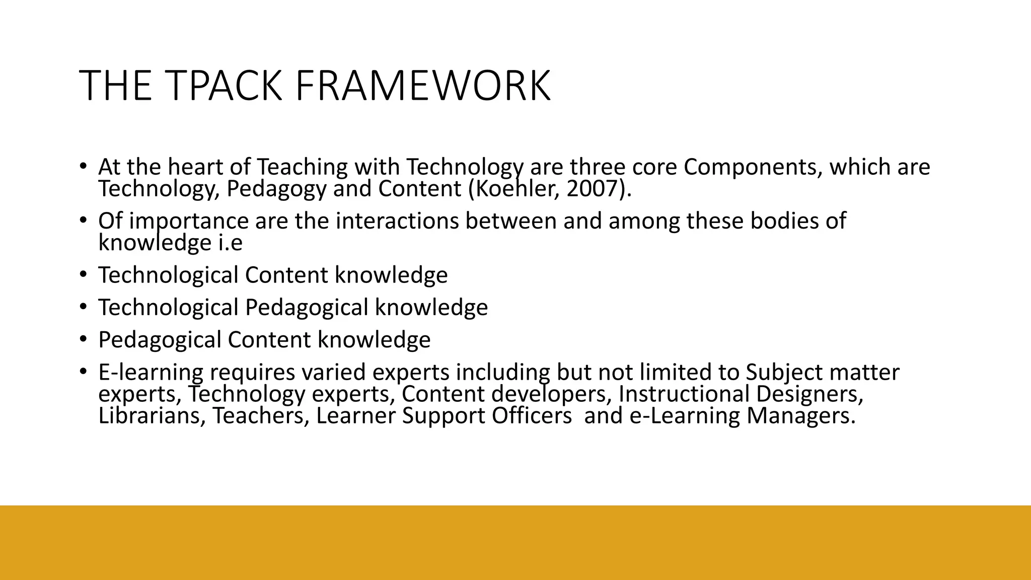 An overview of blended learning principles prpf. mary | PPT