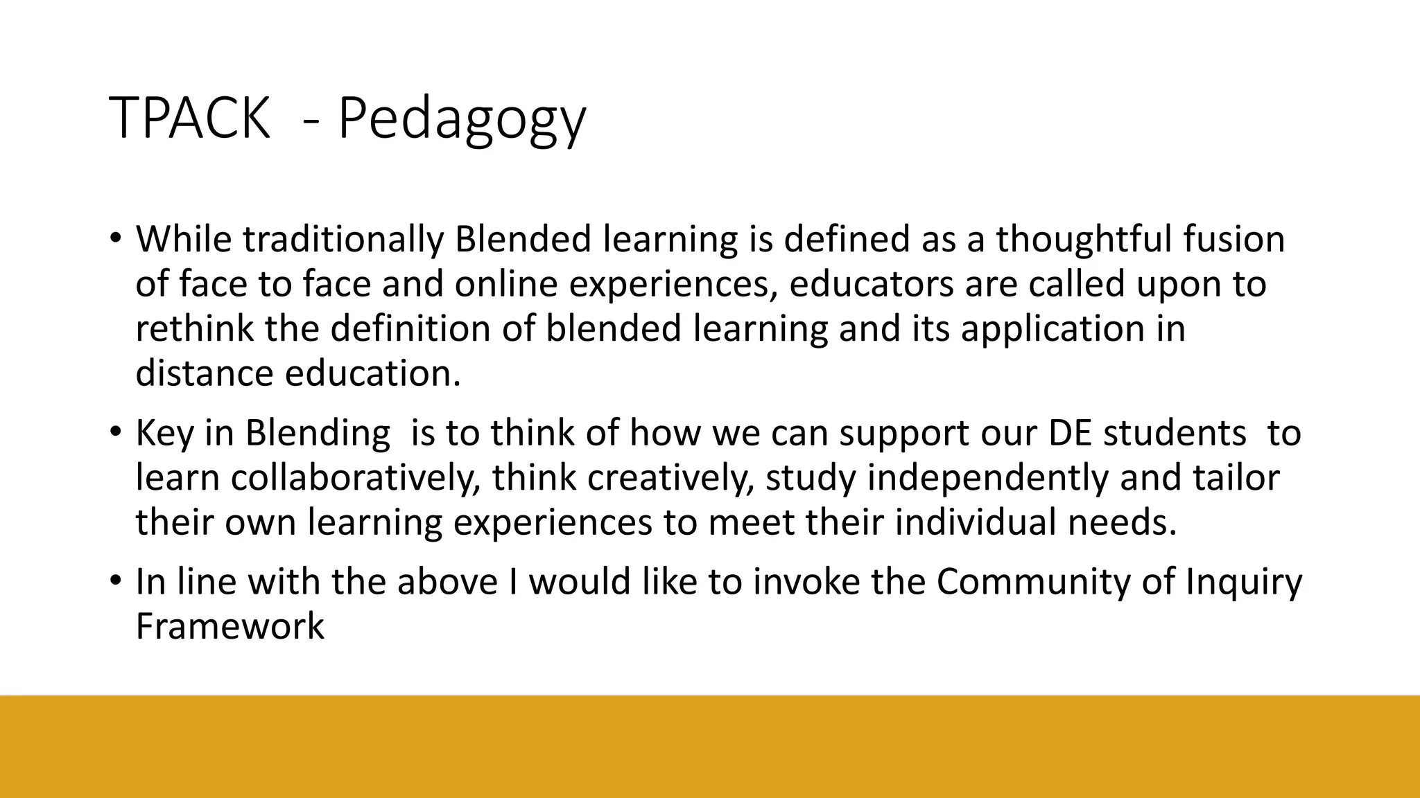 An overview of blended learning principles prpf. mary | PPT