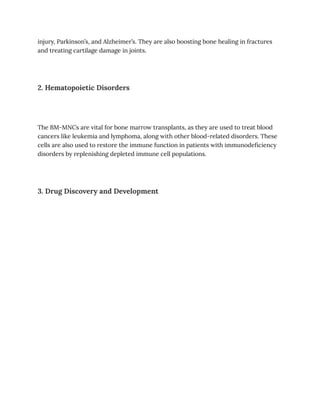 An Overview of Bone Marrow Mononuclear Cells_ Structure, Function, and ...