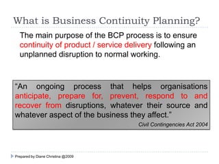 Business Continuity Management | PPTX