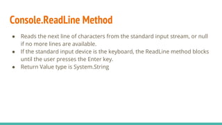 overview of c# | PPT