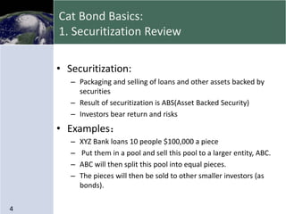 An overview of cat bond | PDF