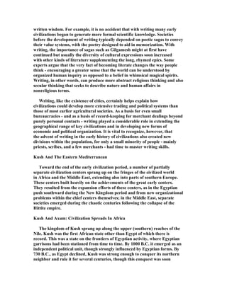 An overview of civilization | DOC