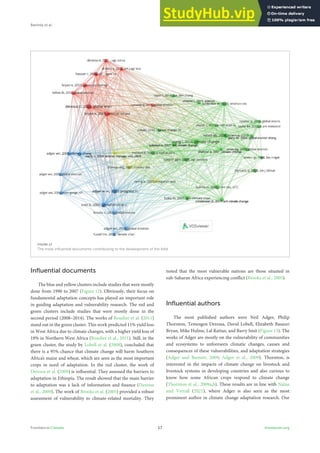 An overview of climate change adaptation and mitigation research in ...