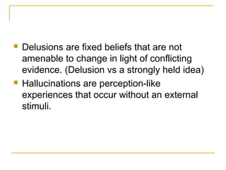 An overview of common mental disorders | PPT