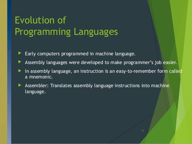 An overview of computers and programming languages