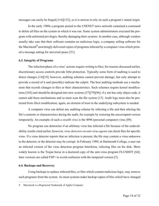 An overview of computer viruses in a research environment | PDF