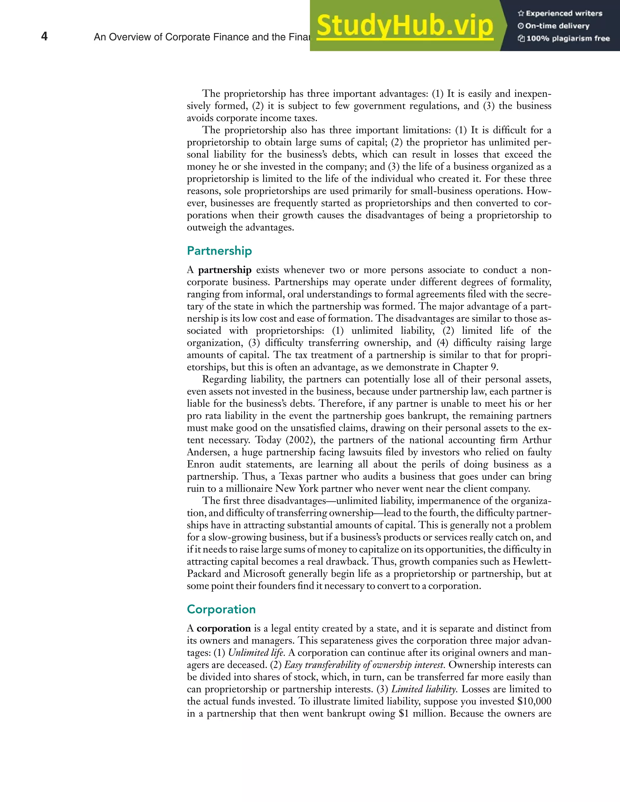 An Overview of Corporate Finance and the Financial Environment.pdf