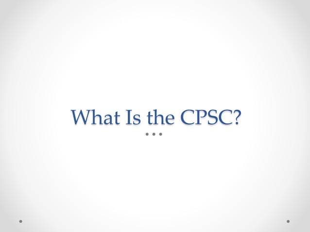 CPSC and Its Textile Flammability Regulations | PPTX