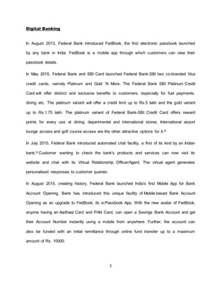 AN OVERVIEW OF CSR ACTIVITIES BEING PEROFRMED BY FEDERAL BANK LIMITED ...