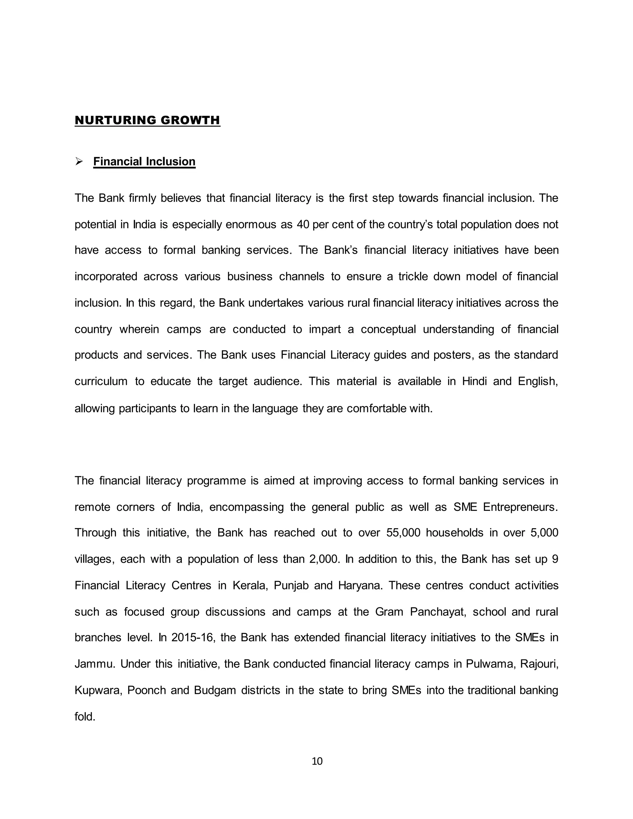 An OVERVIEW OF CSR ACTIVITIES PERFORMED BY HDFC BANK | DOCX