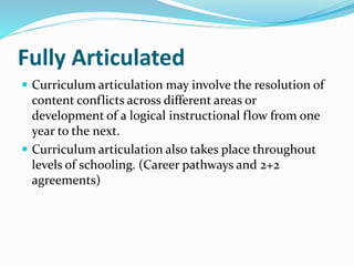 An overview of curriculum design in career and technical education | PPTX
