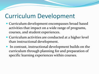 An overview of curriculum design in career and technical education | PPTX