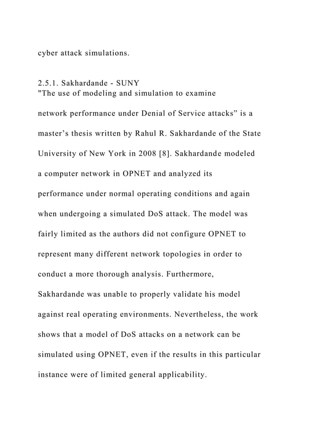 An Overview of Cyber Attack and Computer Network Operations Si.docx | Computer Networking ...