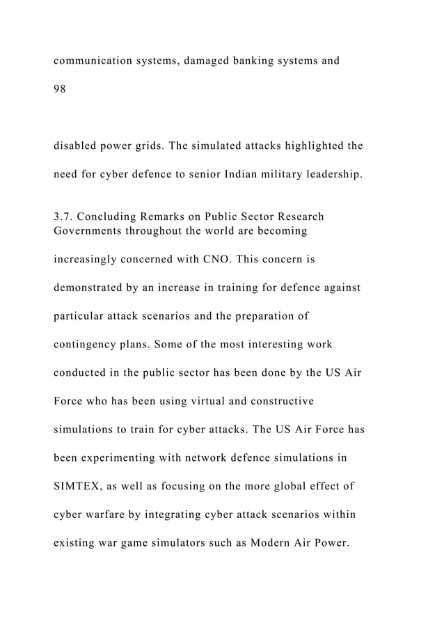 An Overview of Cyber Attack and Computer Network Operations Si.docx | Computer Networking ...