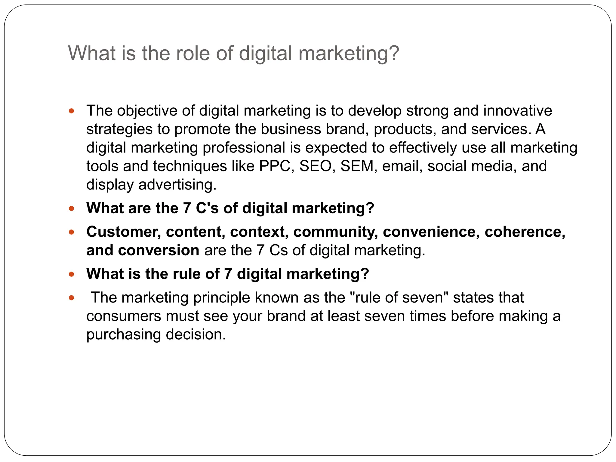 An Overview of Digital Marketing.pptx... | PPT
