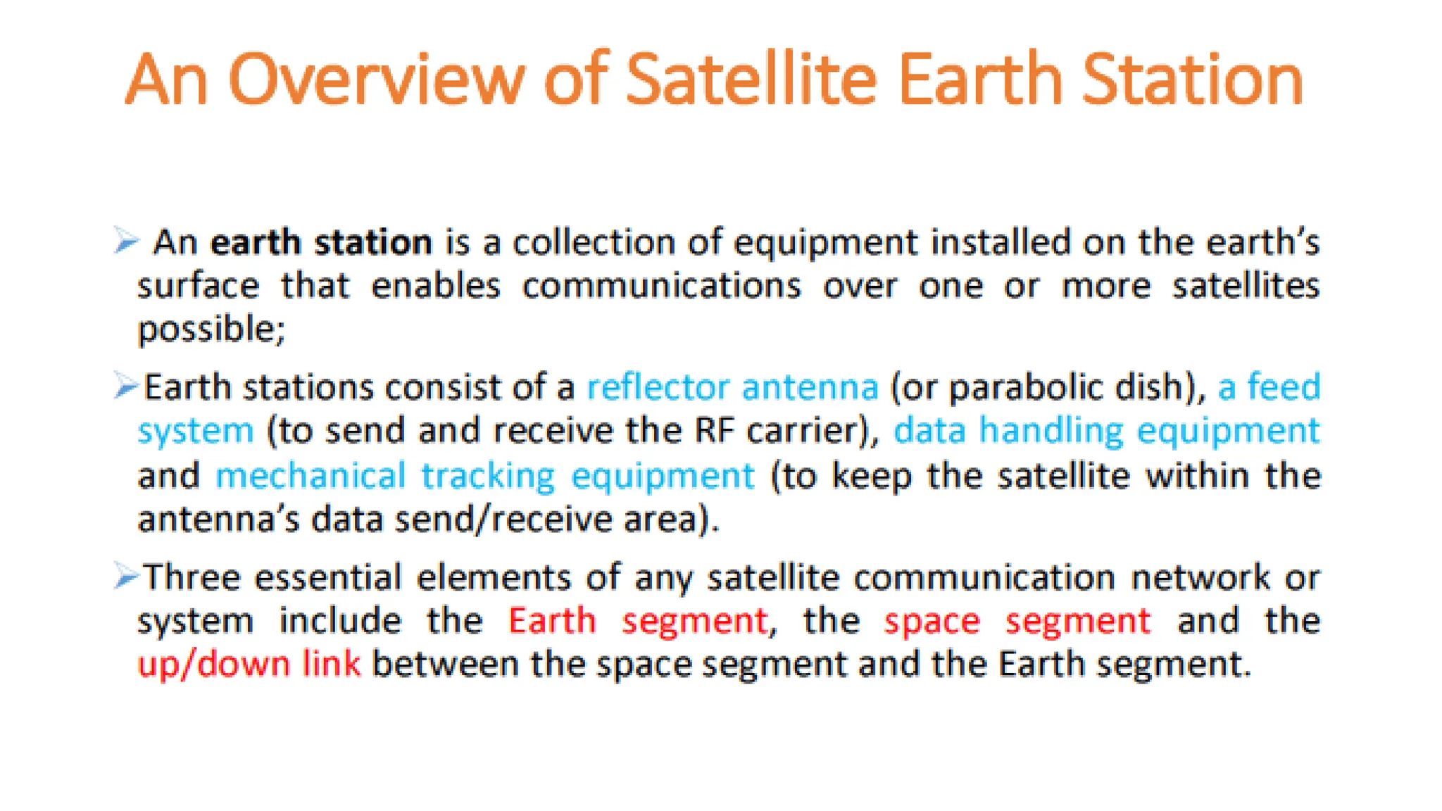 An Over View of Earth Station Technology PPT 6- Lecture 6.pptx