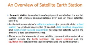 An Over View of Earth Station Technology PPT 6- Lecture 6.pptx | Space ...