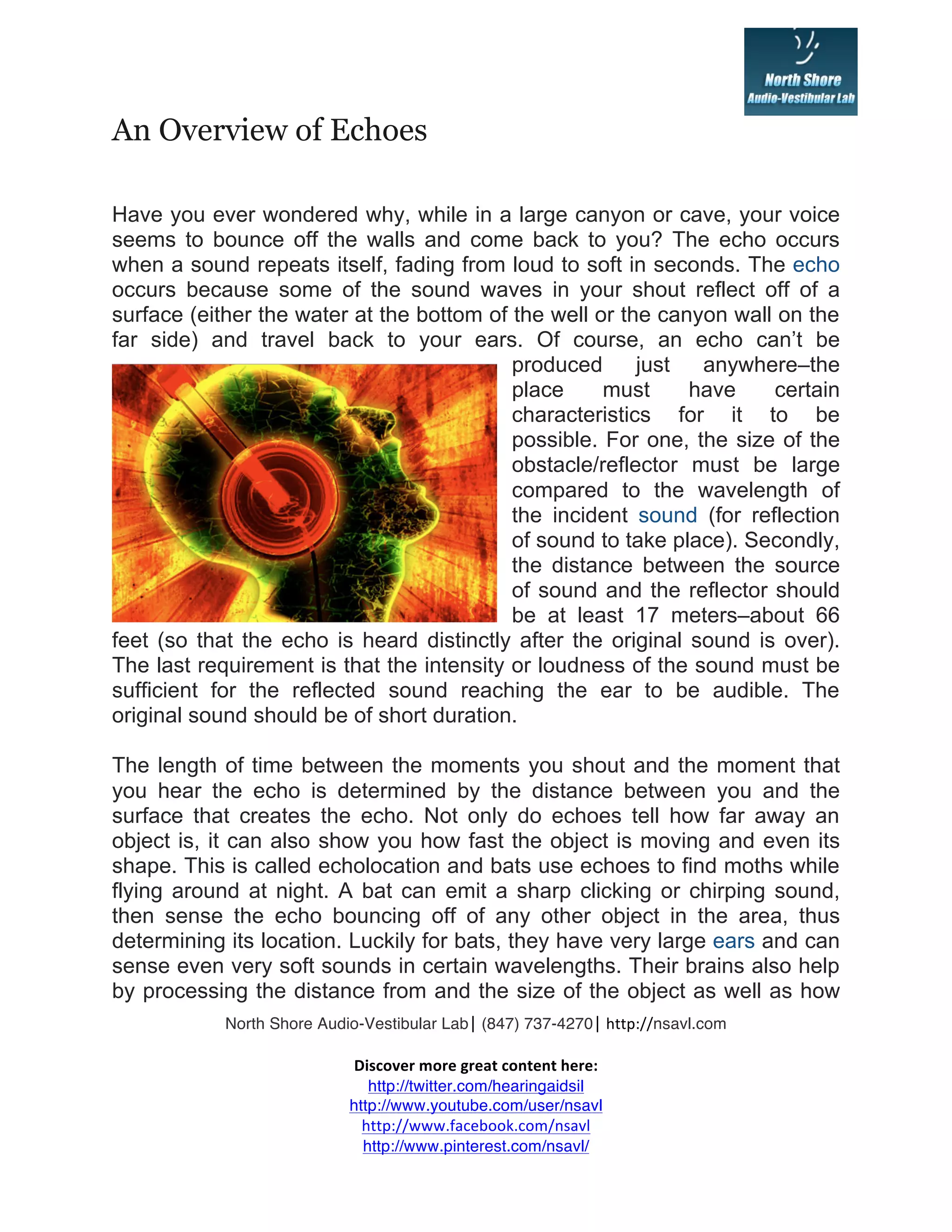 An Overview of Echoes | PDF