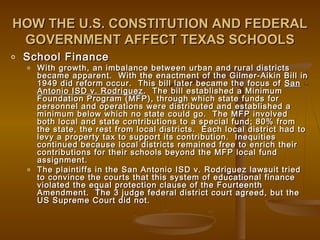 An overview of education law, texas schools ch. 1 | PPT