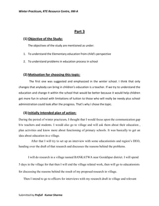 An overview of education policy research on right to education (an IIM ...