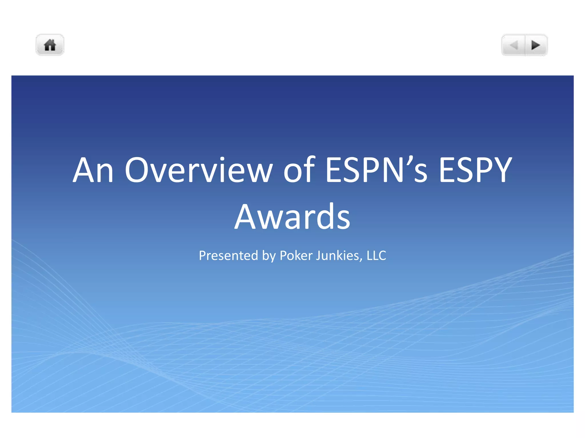An overview of espn’s espy award | PPTX