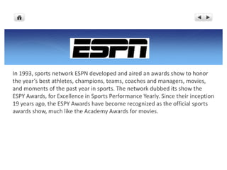 An overview of espn’s espy award | PPTX