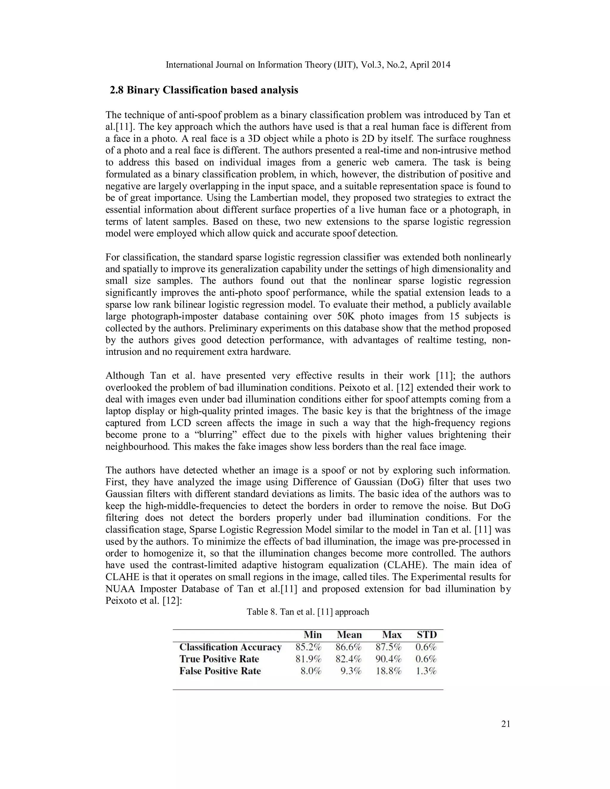 An overview of face liveness detection | PDF