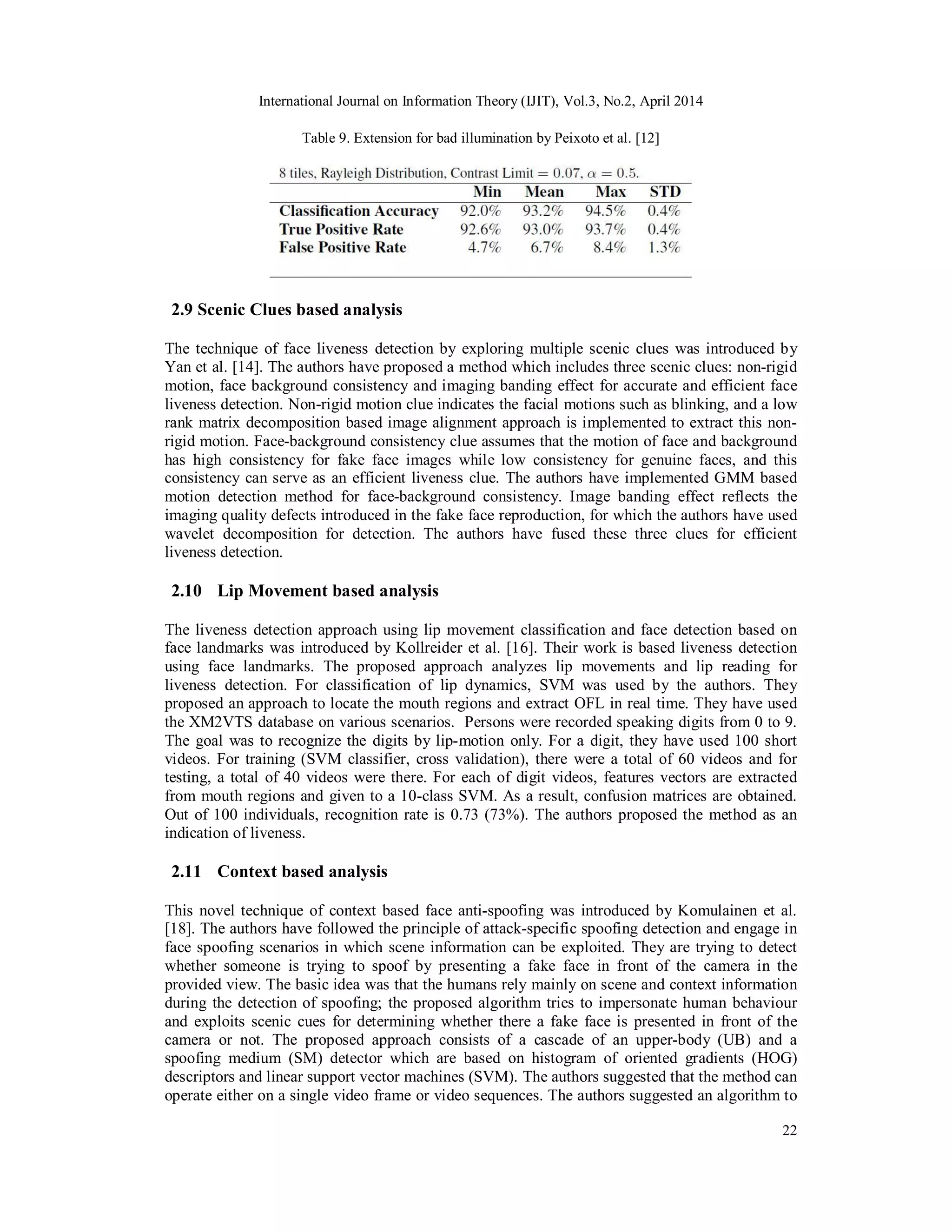 An overview of face liveness detection | PDF
