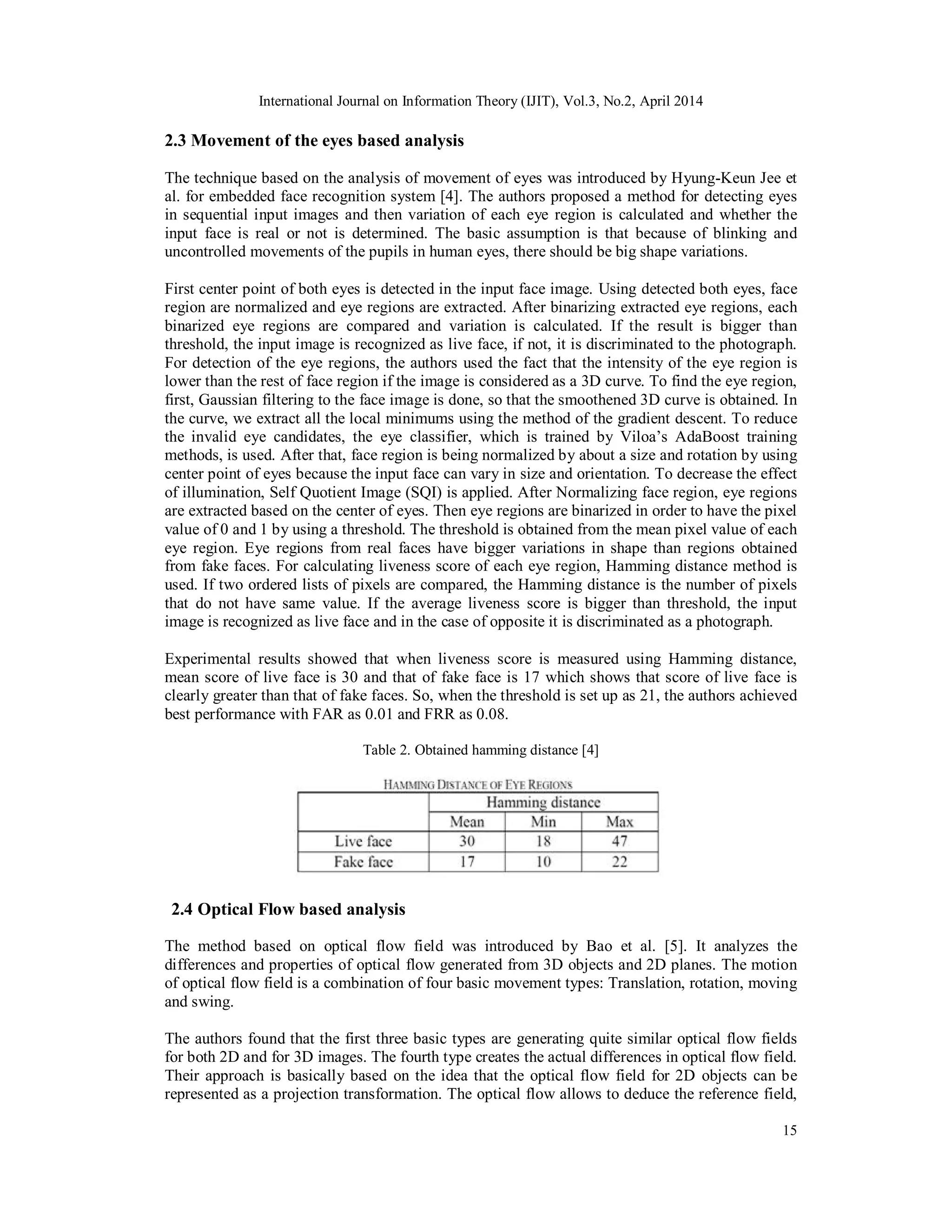 An overview of face liveness detection | PDF
