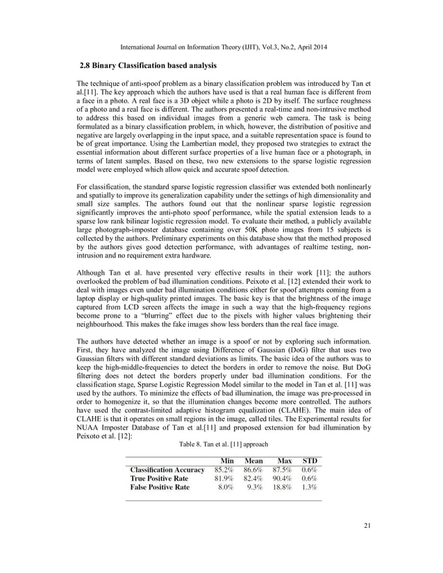 An overview of face liveness detection | PDF