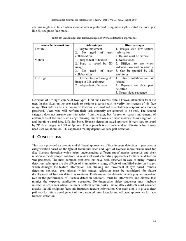 An overview of face liveness detection | PDF