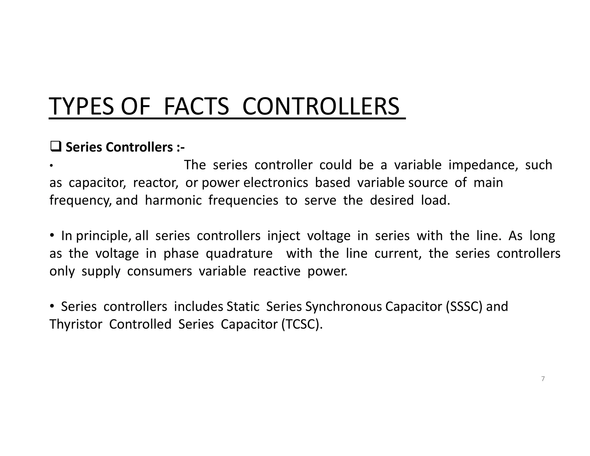 An overview of FACTS devices | PDF