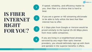 An Overview of Fiber Internet & How It Works? | PDF | Internet for ...