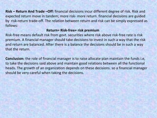 overview of financial management | PPT