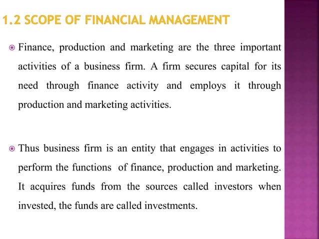 An overview of financial management | PPTX