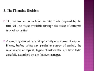 An overview of financial management | PPTX
