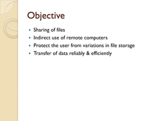 An overview of ftp | PPTX