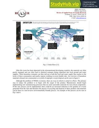 An overview of global e-waste, its effects on developing countries and ...