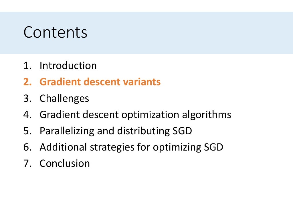 An Overview Of Gradient Descent Optimization Algorithms