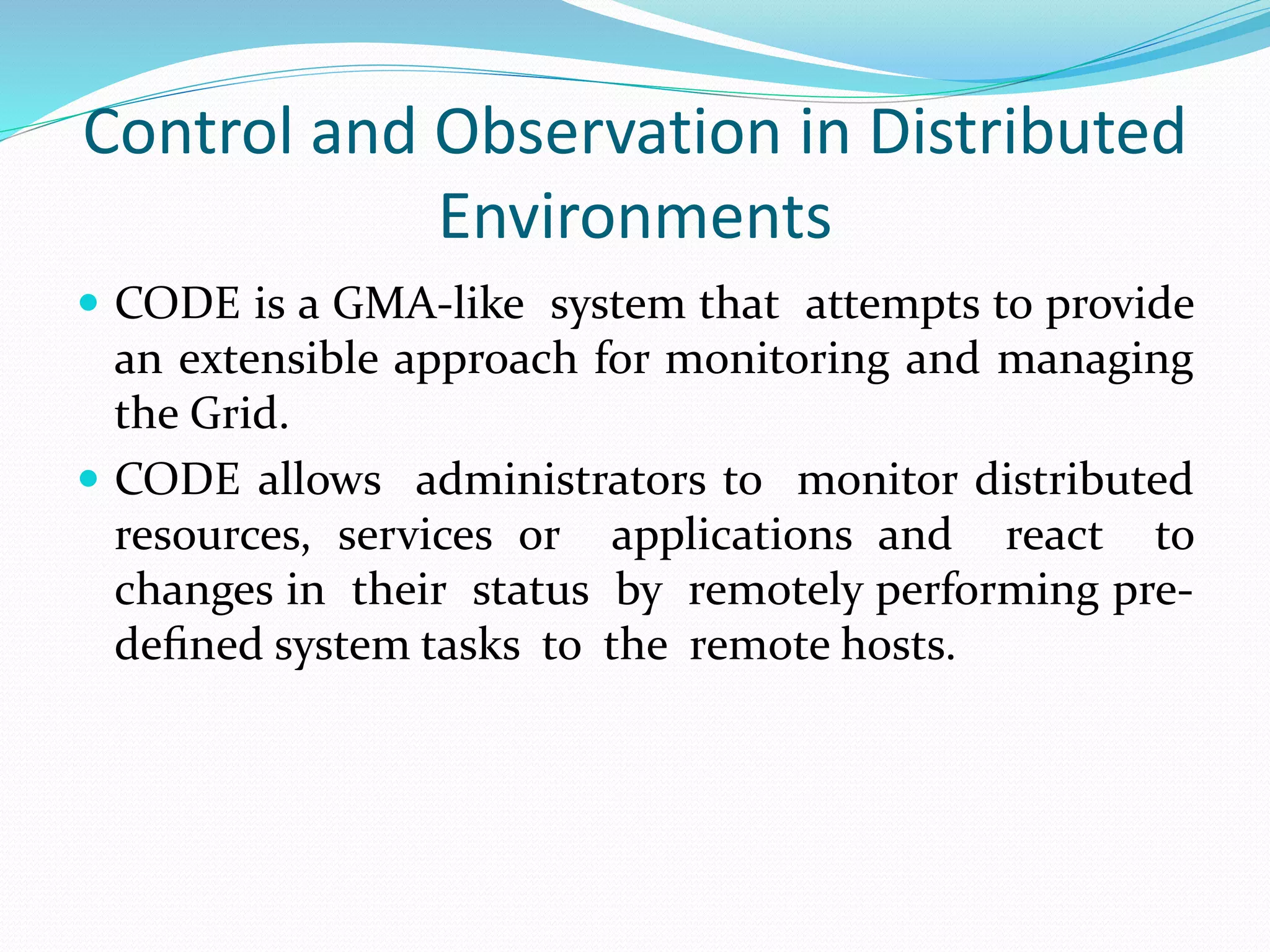 An overview of grid monitoring | PPTX